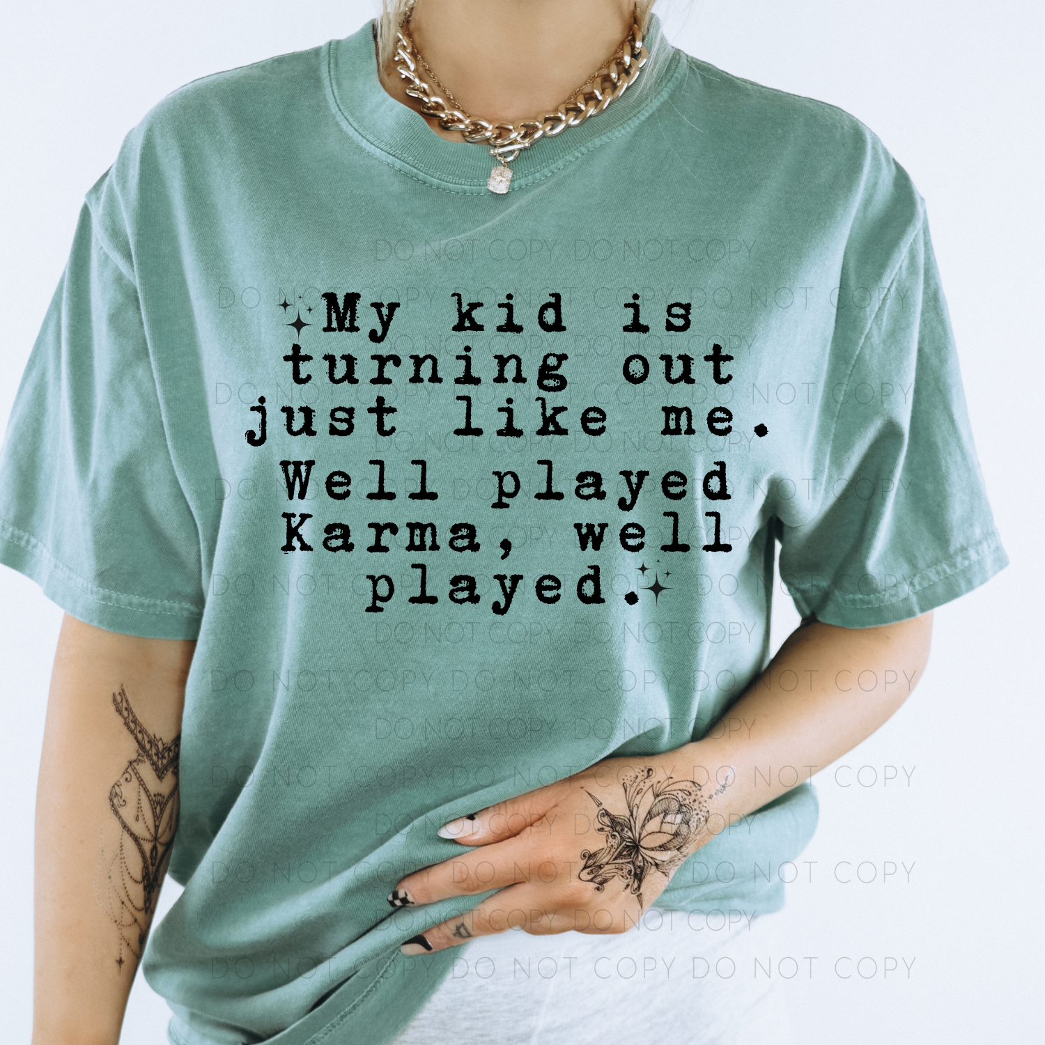 DTF TRANSFER My Kid Is Turning Out Just Like Me – BK Designs & Blanks